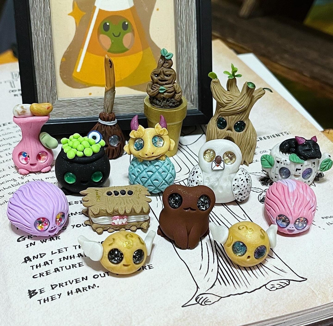 Mystery Magical Creature Clay Sculpture Figure - Etsy