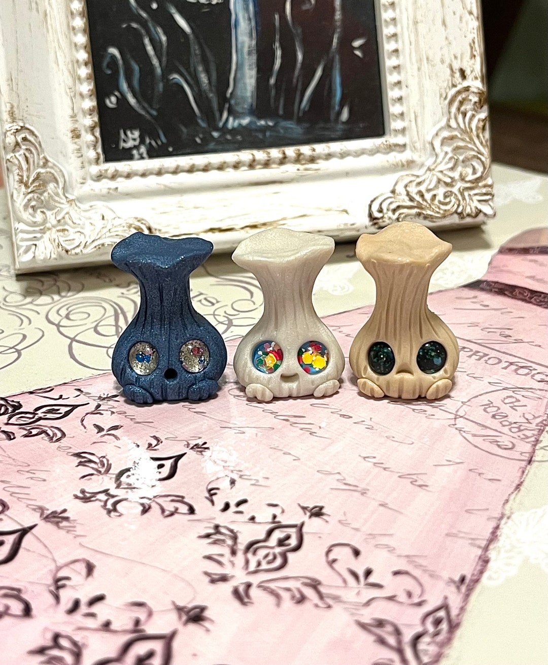 Mystery Baby Chanterelle Mushling Clay Sculpture - Etsy