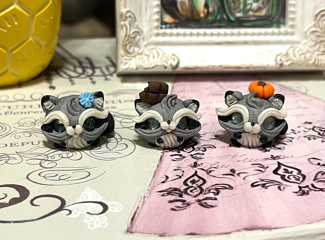 Mystery Chonk Raccoon Clay Sculpture Figure - Etsy