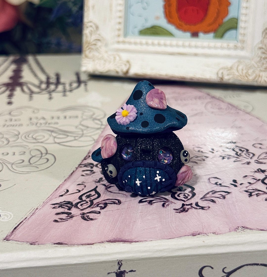 Fairy Galaxy Mushling House Cottage Core Clay Sculpture - Etsy
