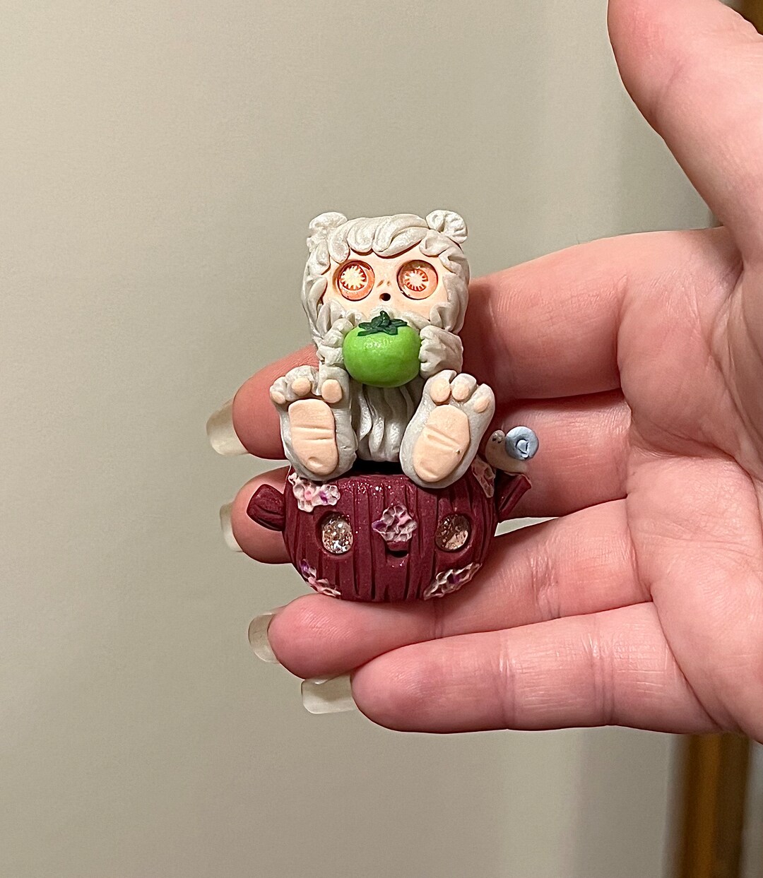 Mischief and Gilda the Tree Stump Entling and Baby Yeti Clay - Etsy