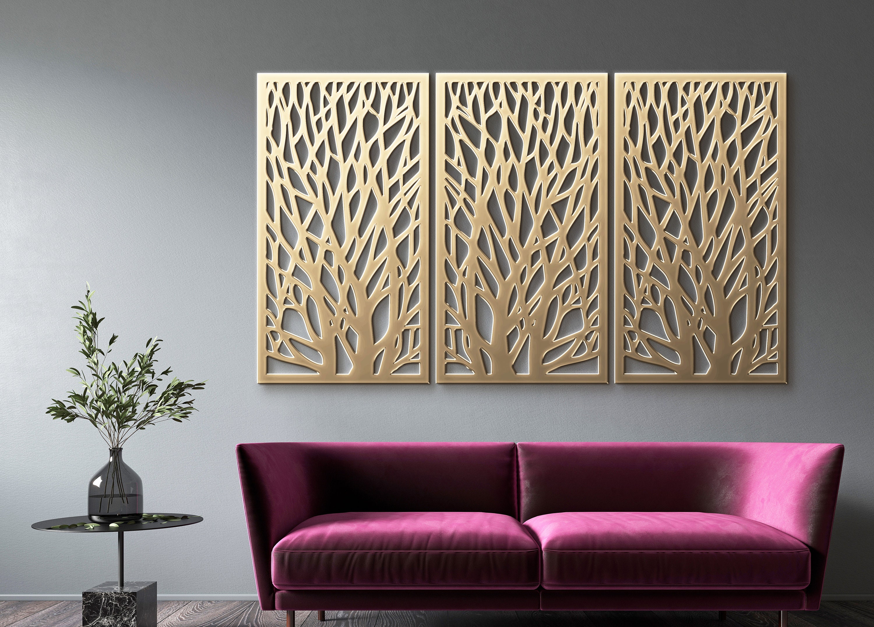 Black Metal Wall Art Metal Leaf Wall Art Metal Leaf Wall - Etsy