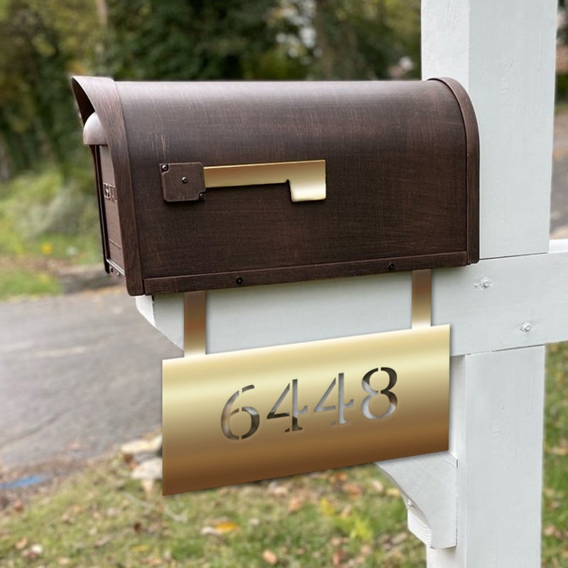 Mailbox Address Plate - Etsy
