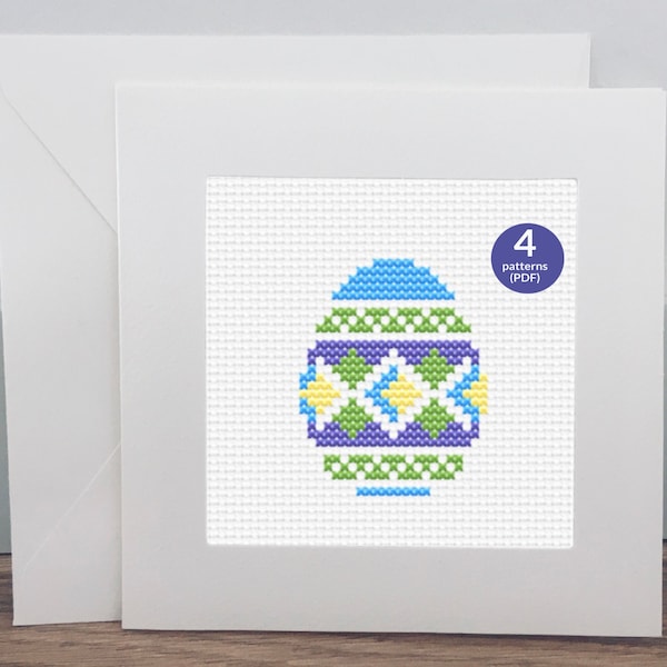 Easter Egg Cross Stitch Pattern - Etsy