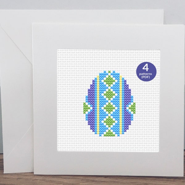 Easter Egg Cross Stitch Pattern - Etsy