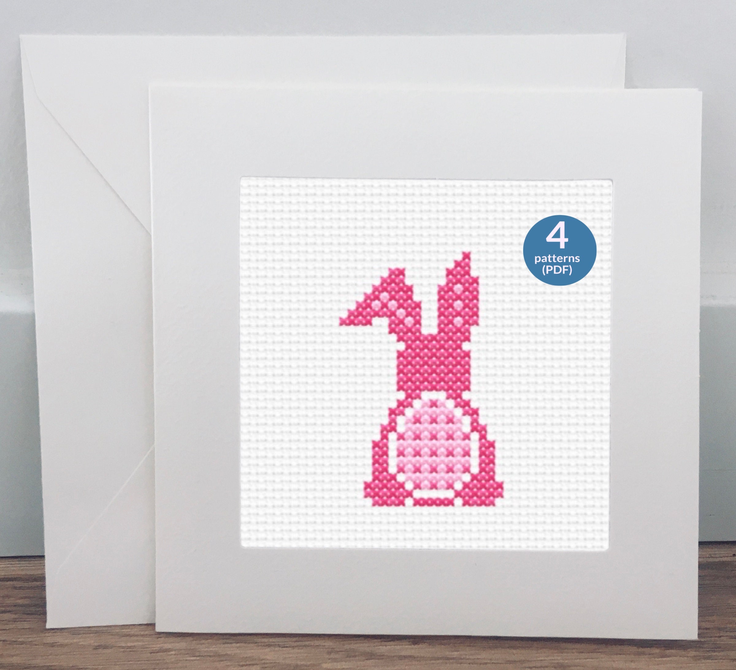 4 Small Easter Bunny Cross Stitch Patterns to Make Your Own Easter ...