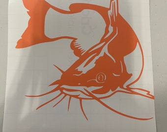 Catfish Decal Sticker - Etsy