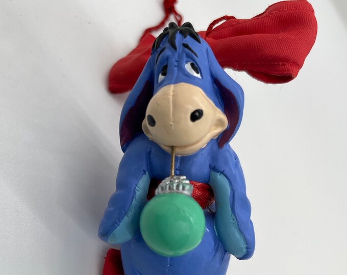 The Disney Store Eeyore Christmas Ornament - Etsy