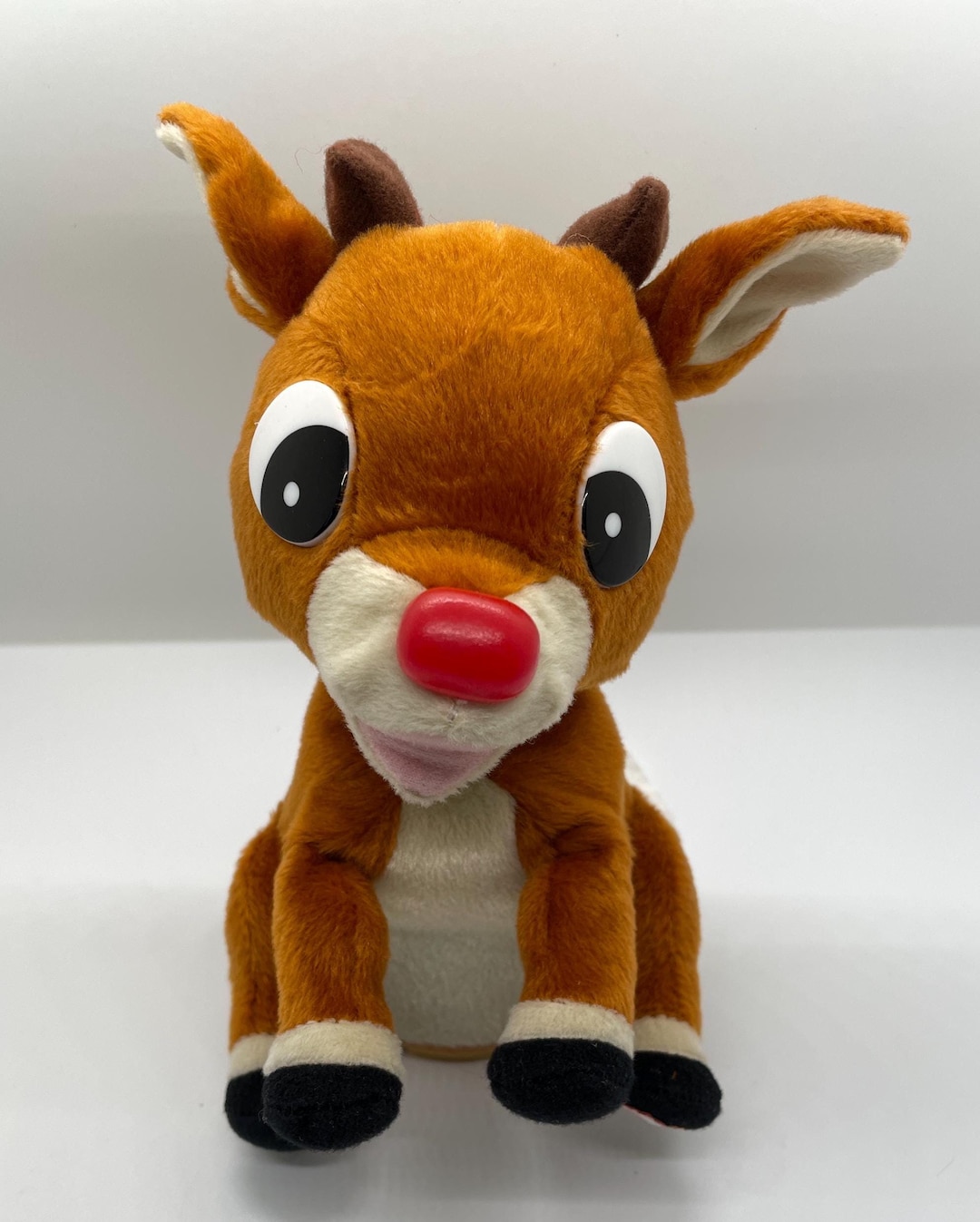 1992 Vintage Animated Rudolph the Red-nosed Reindeer Animated Plush - Etsy