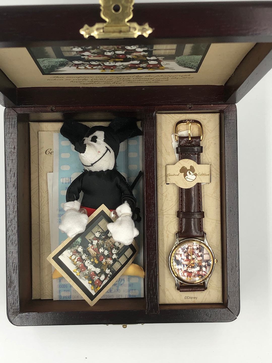 RARE- Disney's Fossil Mickey Mouse Watch (charlotte Clark)(limited Ed ...