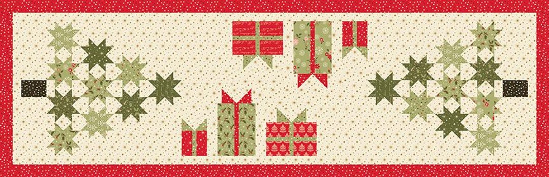 CHRISTMAS READY Table Runner Quilt Kit - Designed by Sandy Gervais for ...