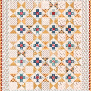 Lori Holt Oh Beautiful Flag Runner & Amber Waves Mini Quilt Kit by ...