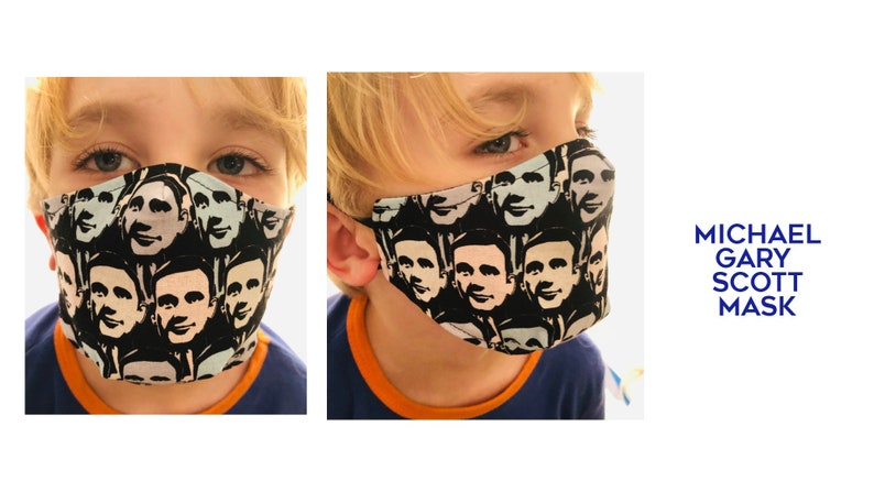 Adjustable the Office Face Masks - Michael Scott, Dwight Schrute, Jim ...