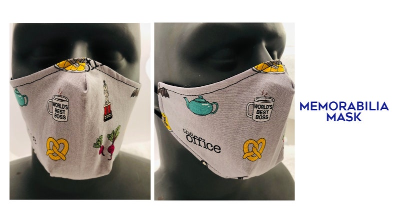 Adjustable the Office Face Masks - Michael Scott, Dwight Schrute, Jim ...