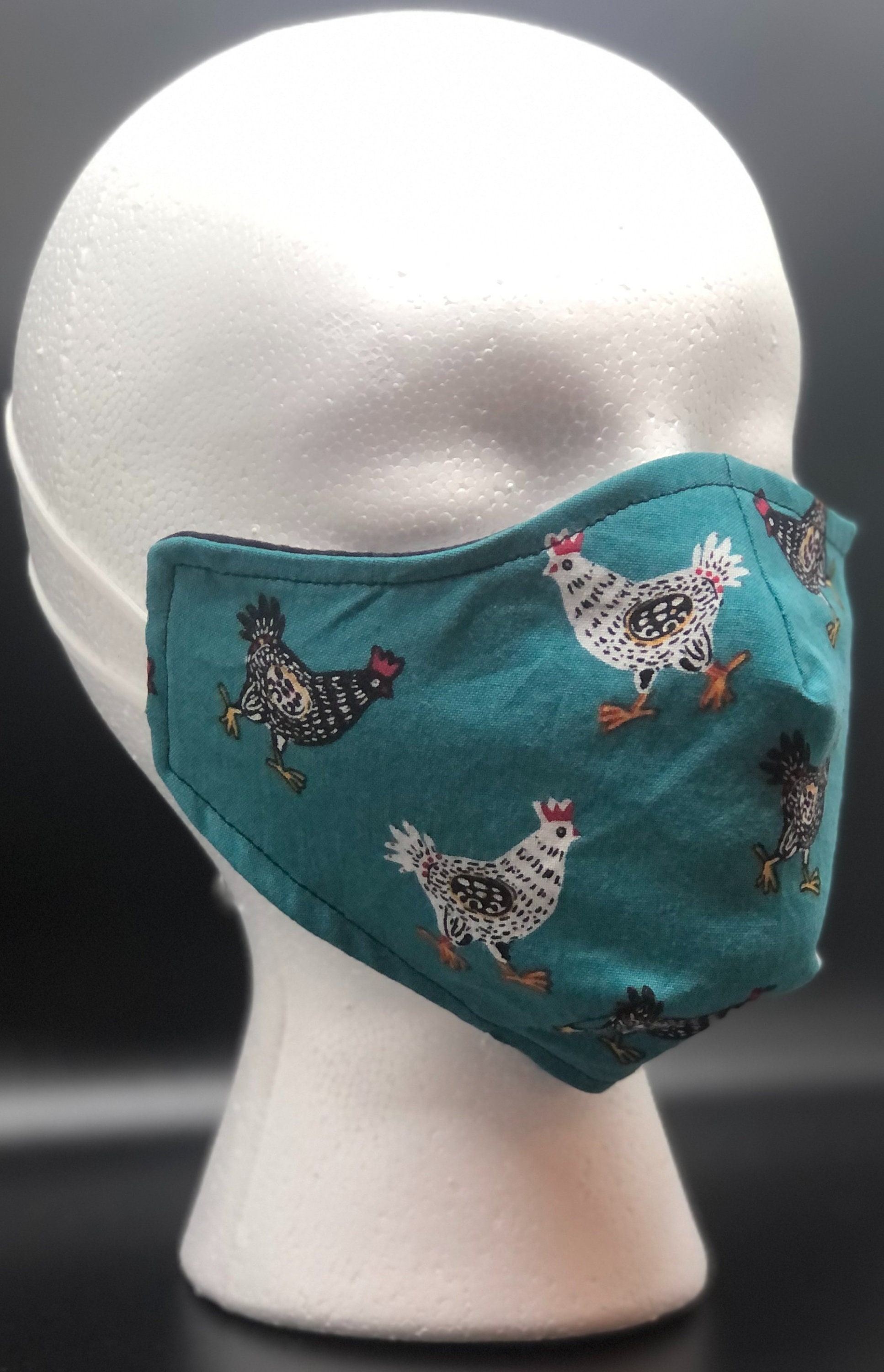 Adjustable Chicken Face Mask, Hen Face Mask, Rooster Face Mask, Chicken ...
