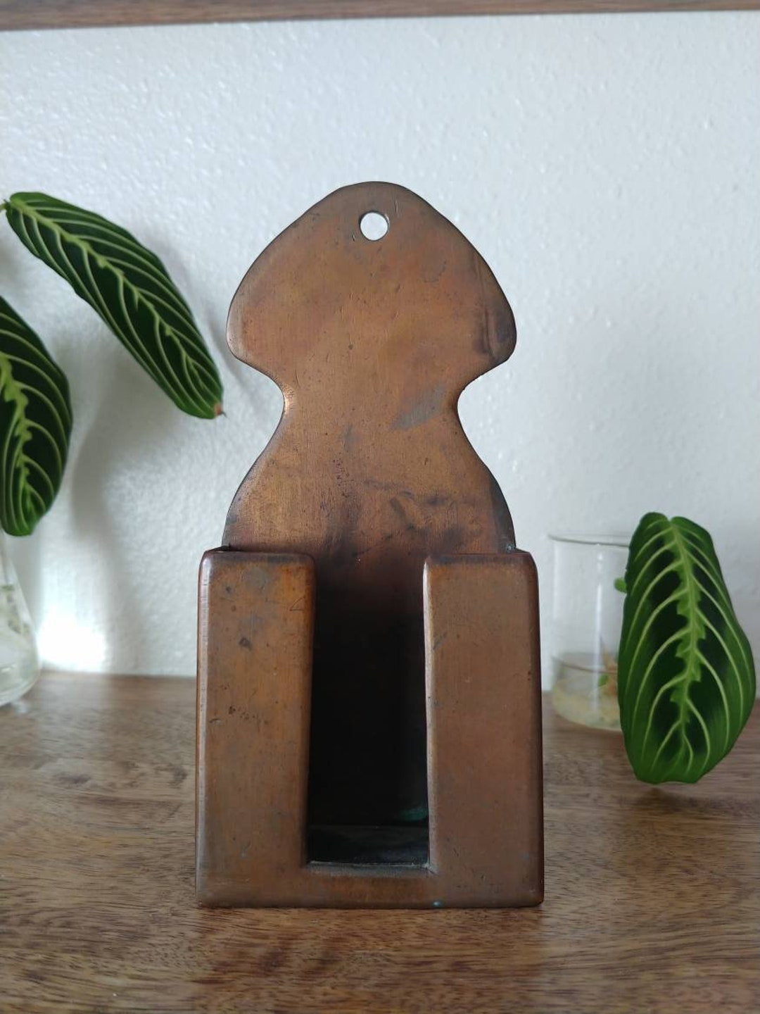 Rustic Handmade Copper Match Holder - Etsy