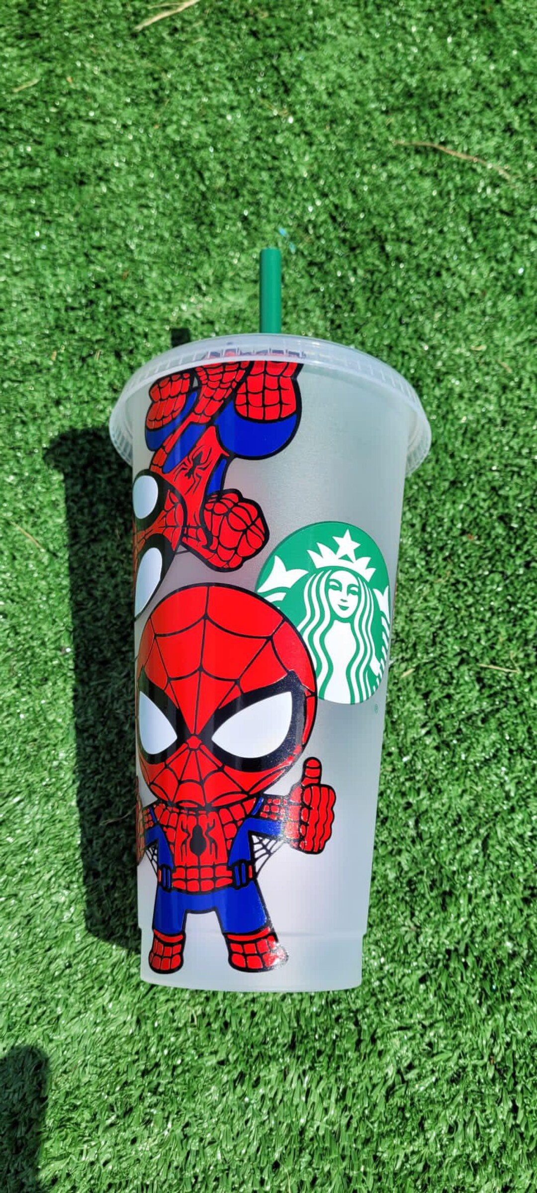 Spider Inspired Design Comic Inspired Cup Cold Starbucks Travel Cup ...