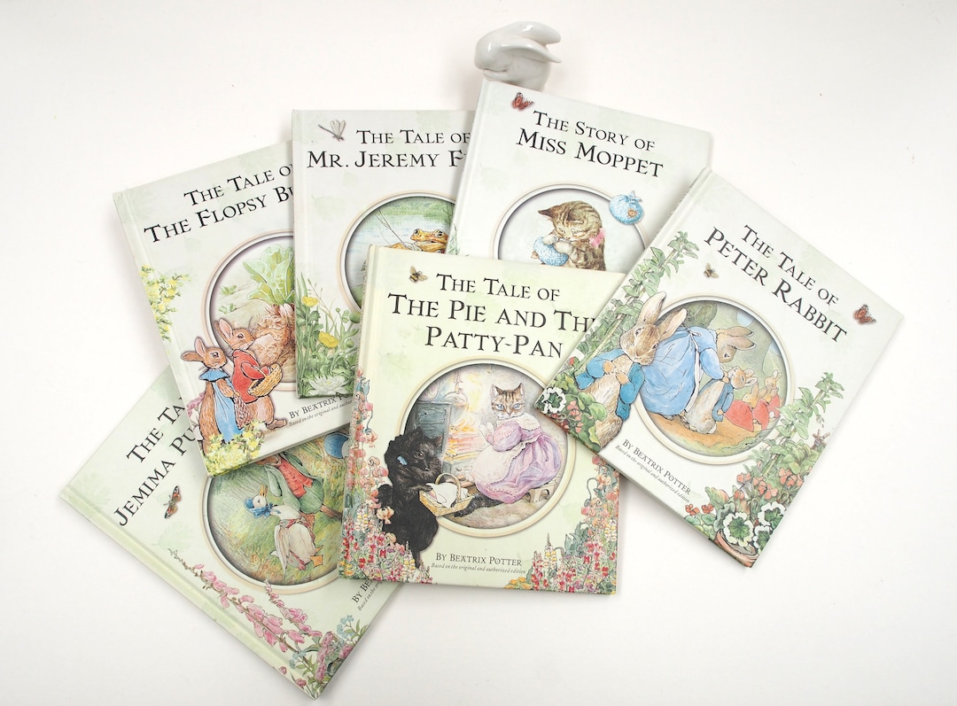 BEATRIX POTTER Book Set/6 Peter Rabbit Books - Etsy