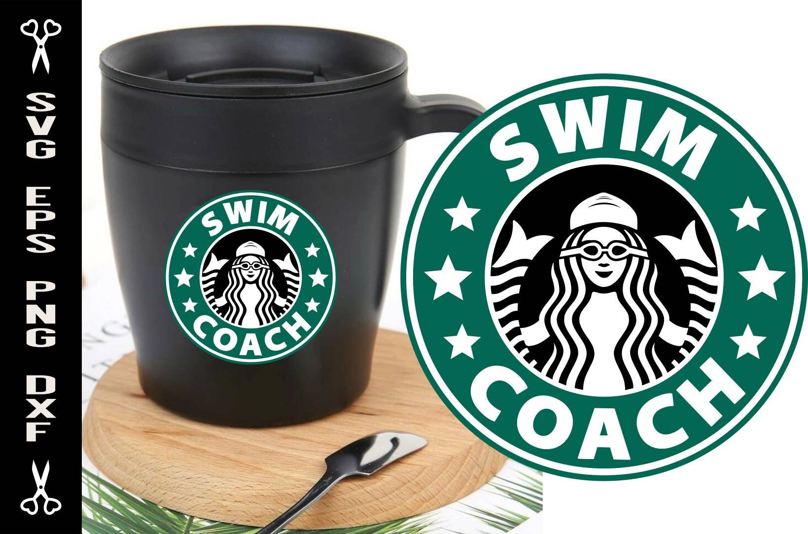 Swim Coach Svgcricut File Svg Png Dxf Eps Cut File - Etsy Israel