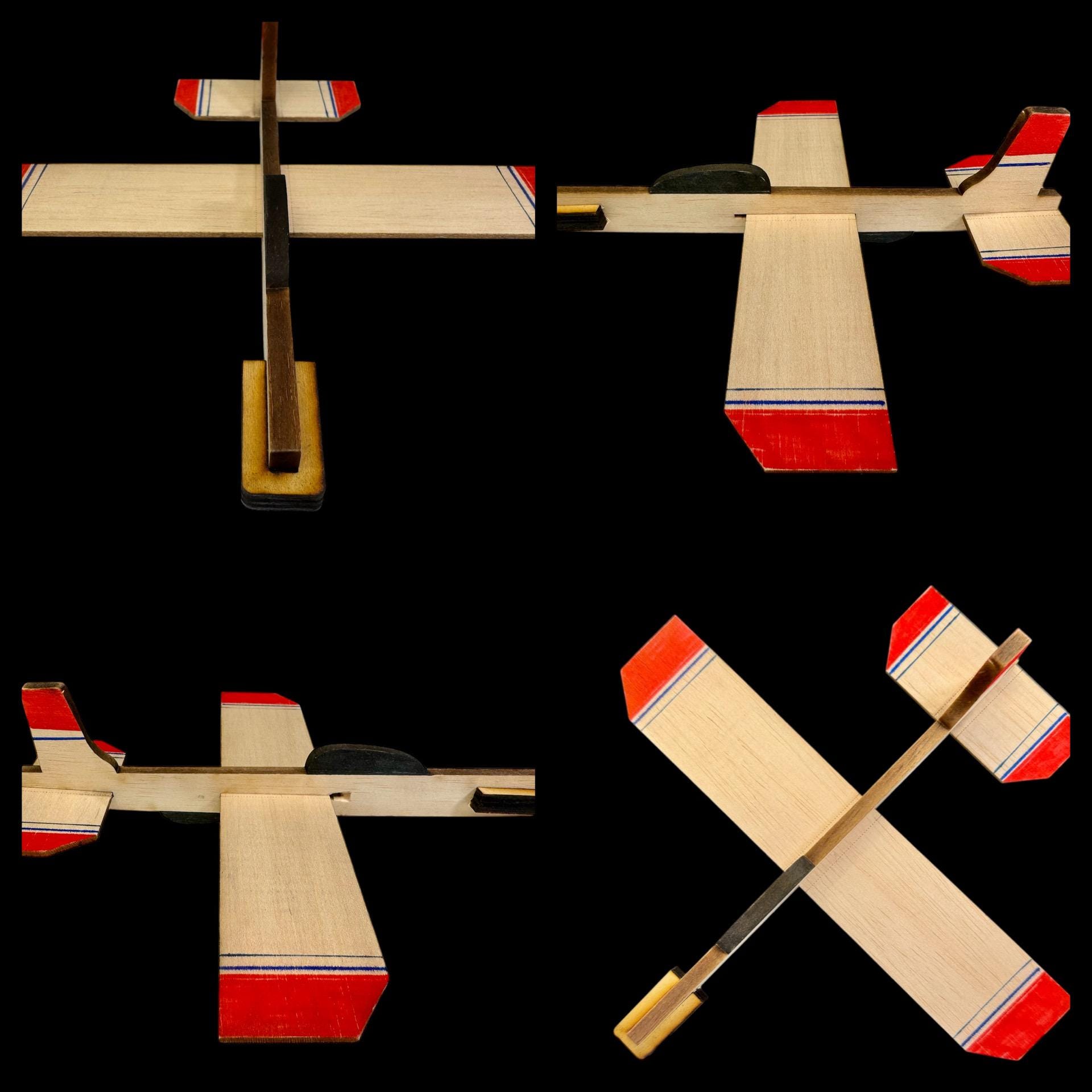 Lot of (2) Innovative New "tuff Gliders" Hand Launch 9" Wingspan ...
