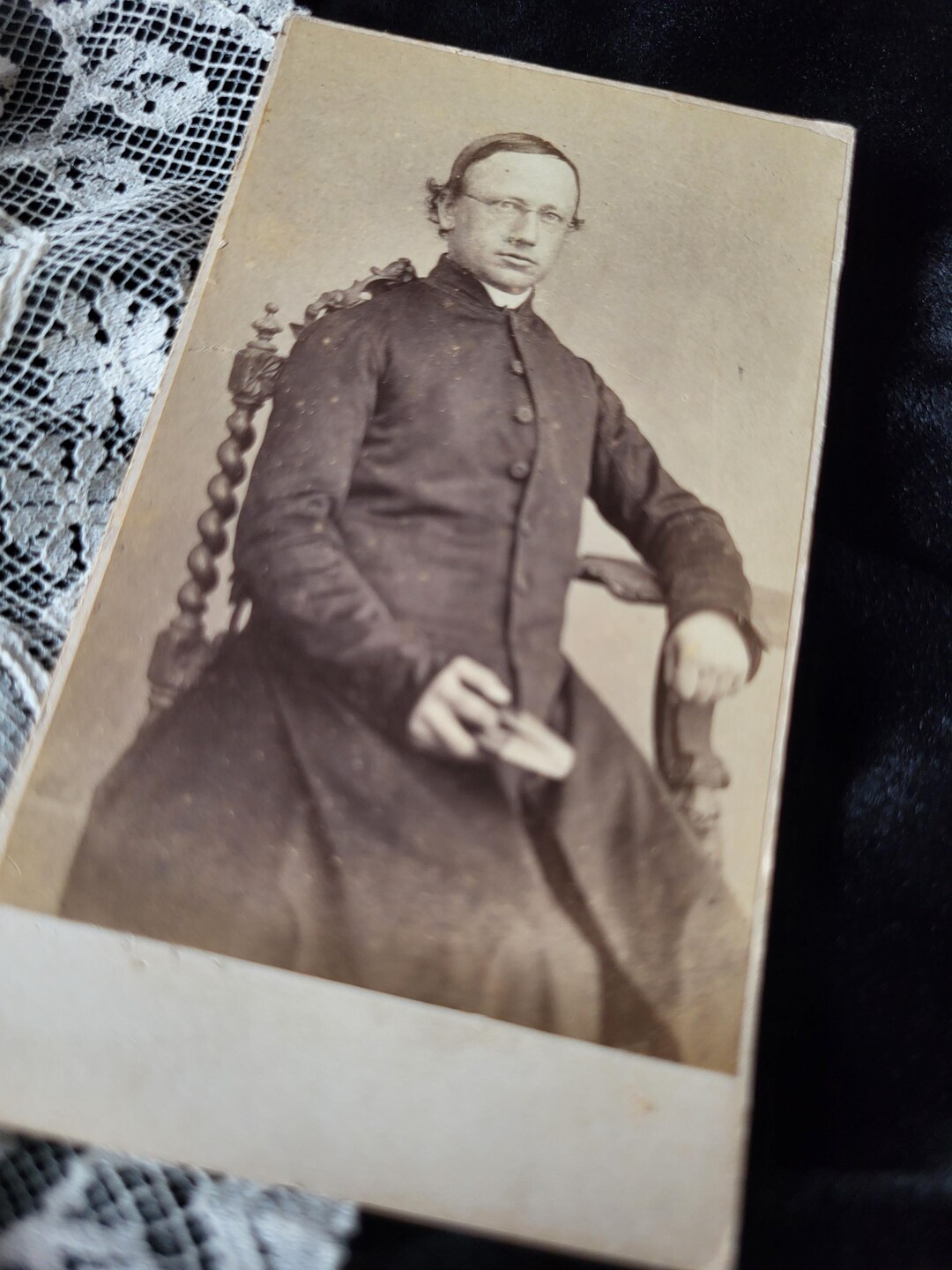 Carte De Visite - CDV - Priest With Glasses From Den Bosch, the ...