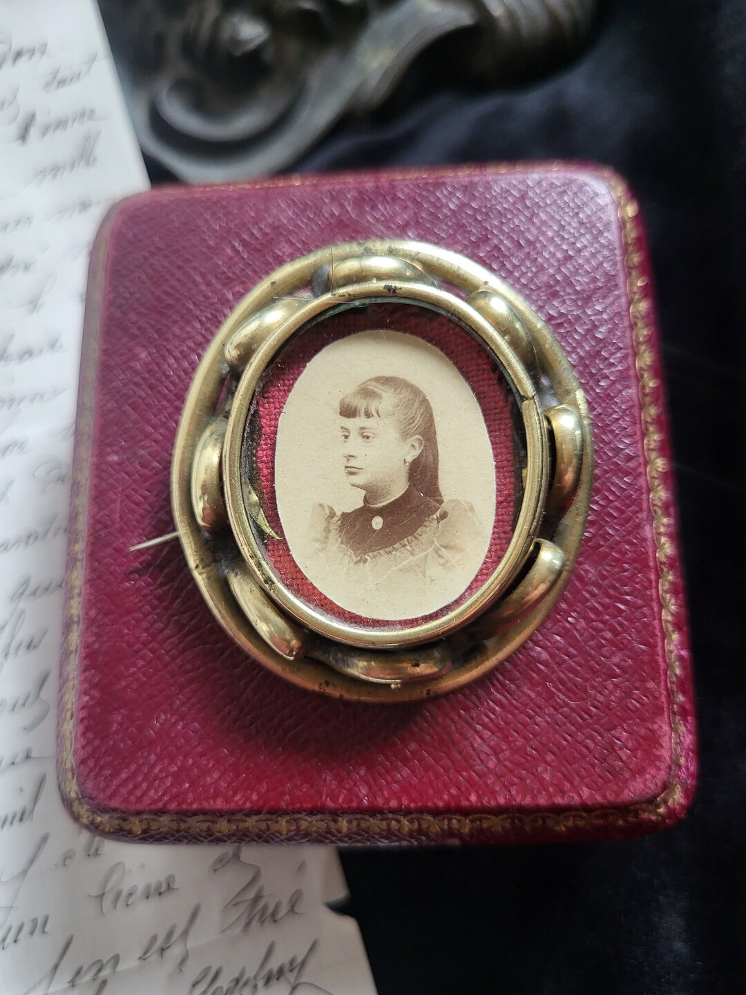 Victorian Swivel Brooch Lock of Hair From a Young Girl - Etsy