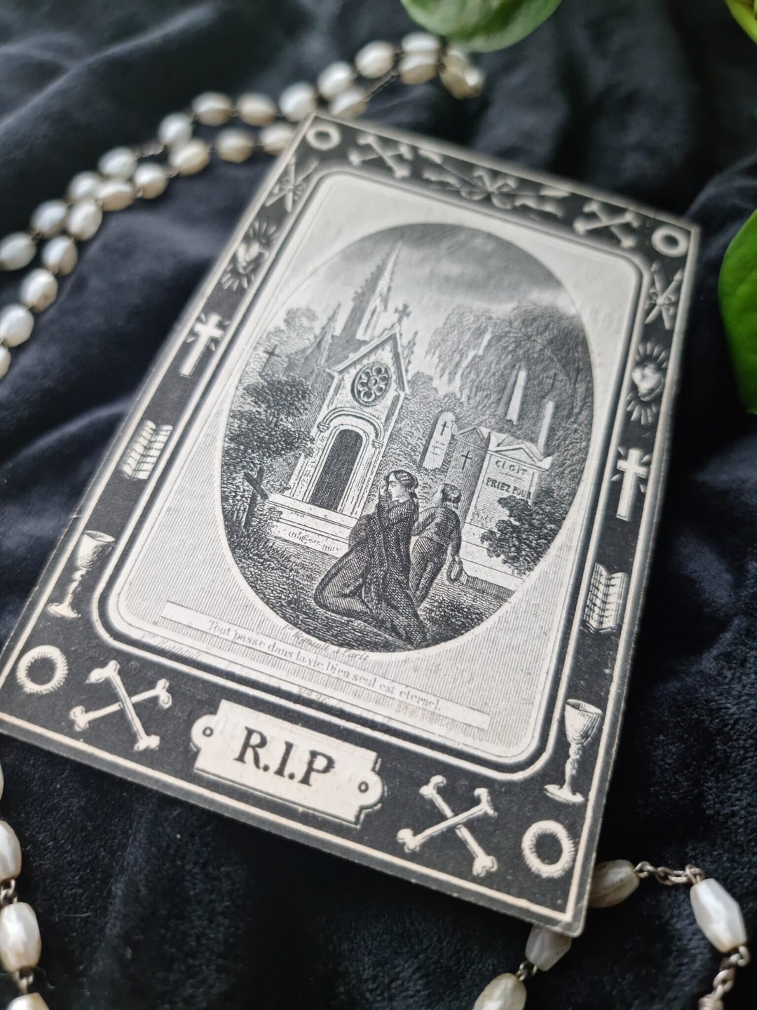 Antique Dutch Memorial Card Johanna Maria Van Mierlo RIP Died 1889 - Etsy