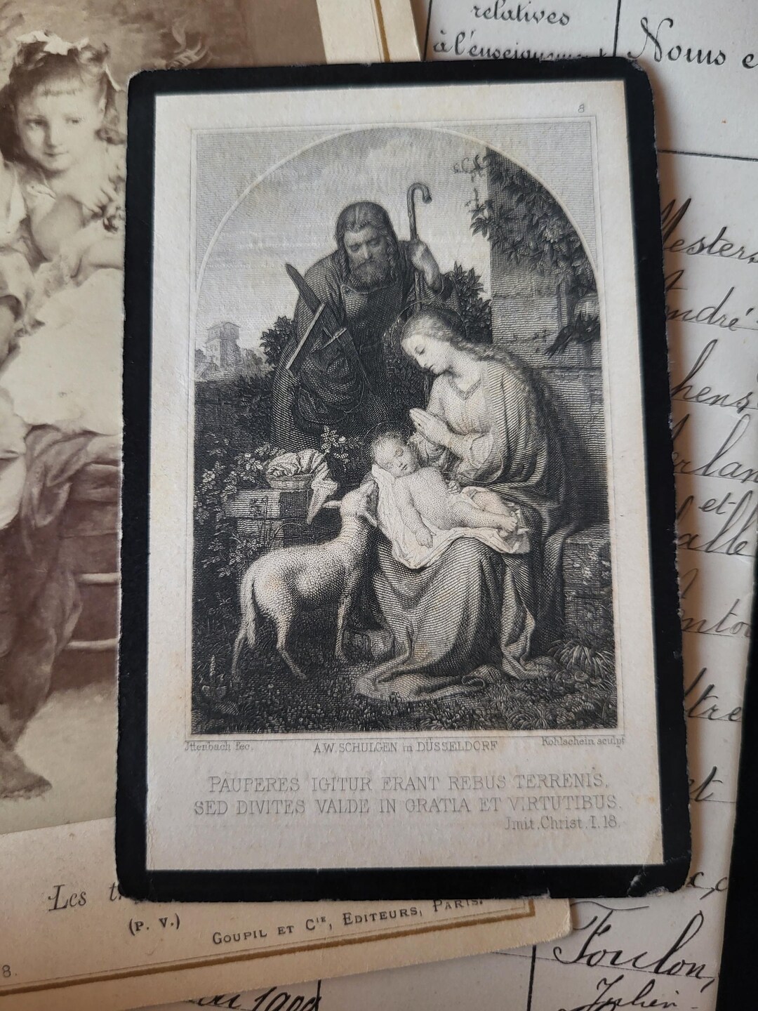 Gorgeous Dutch Mourning Card - - Etsy