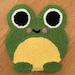 Handmade Frog Rug | Kawaii Frog, Cute Tufted Frog Rug - Etsy