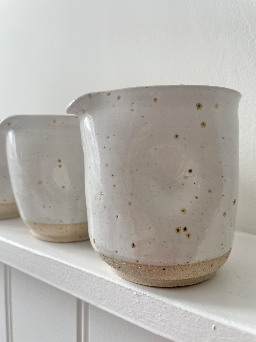 Jug, Handleless Jug, Dimple Jug, Milk Jug, Handmade Stoneware Ceramic ...