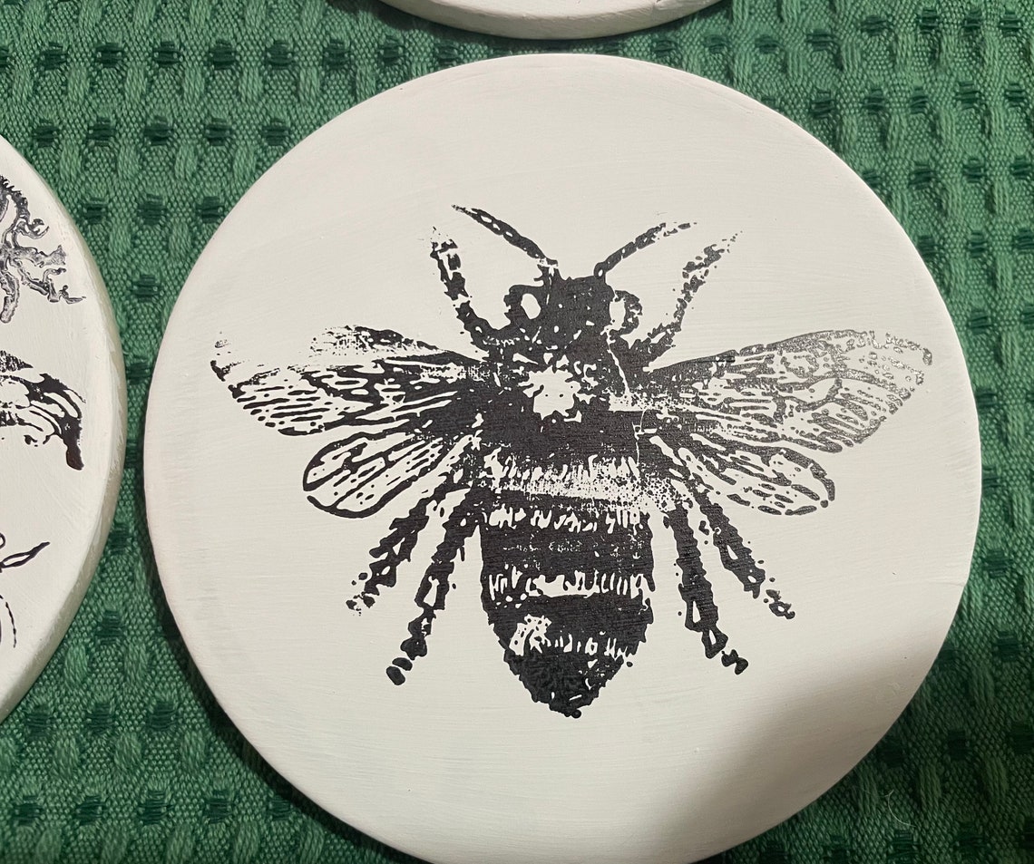 Farmhouse Coaster Set | Etsy