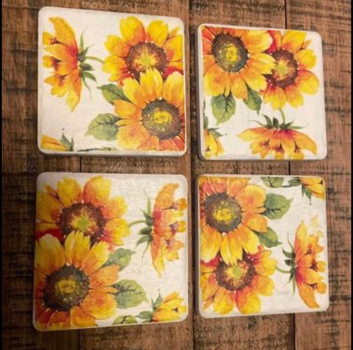 Farmhouse Coaster Set | Etsy