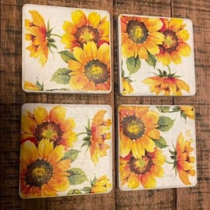 Farmhouse Coaster Set - Etsy
