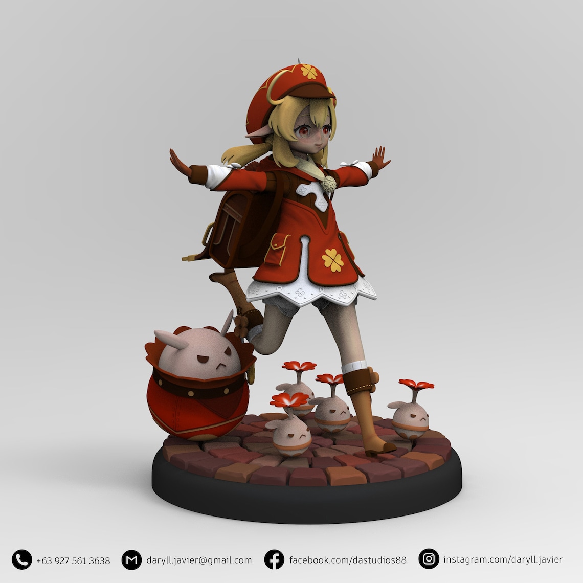 Genshin Impact - Klee 3D Printing STL - Etsy