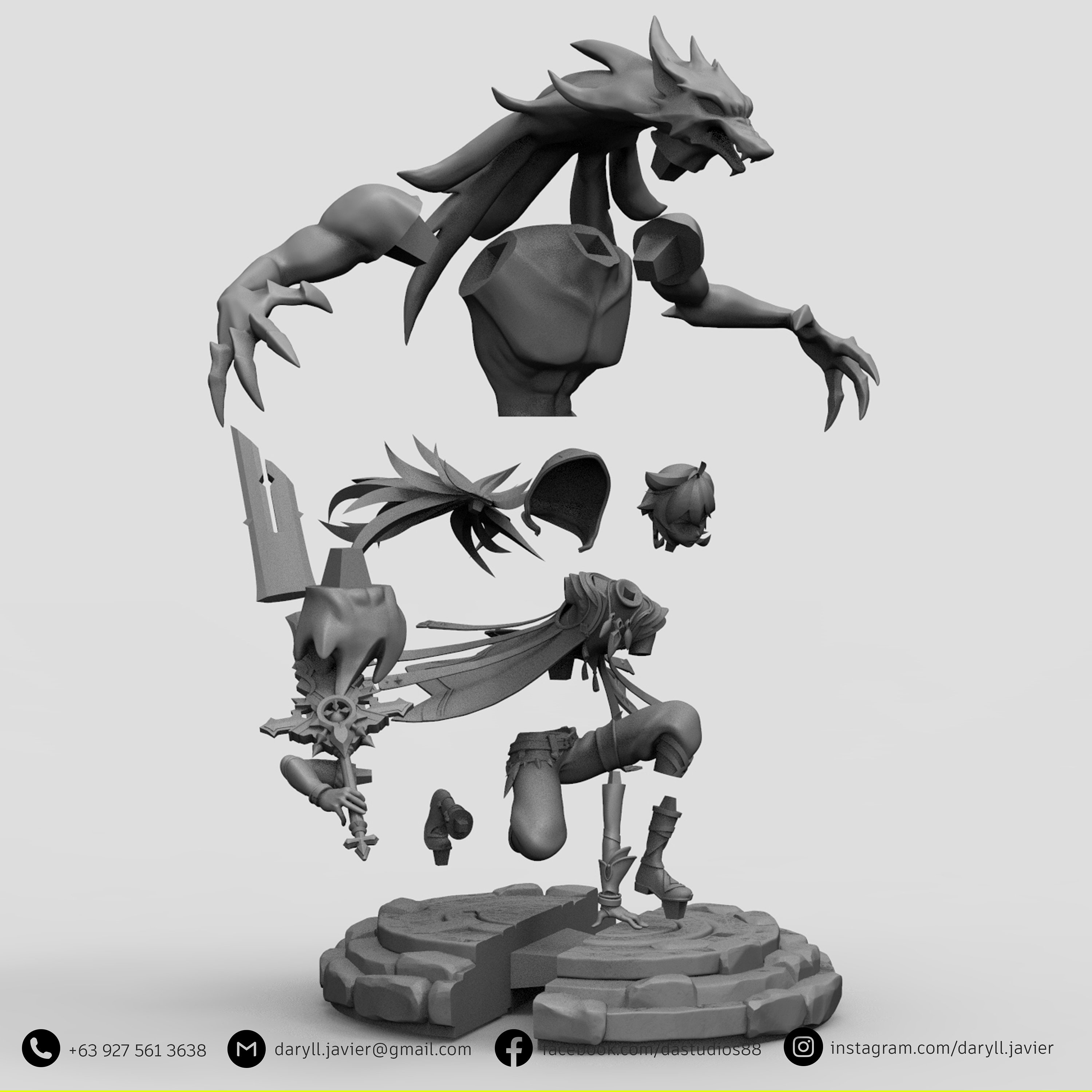 Genshin Impact Razor 3D Printing STL - Etsy UK