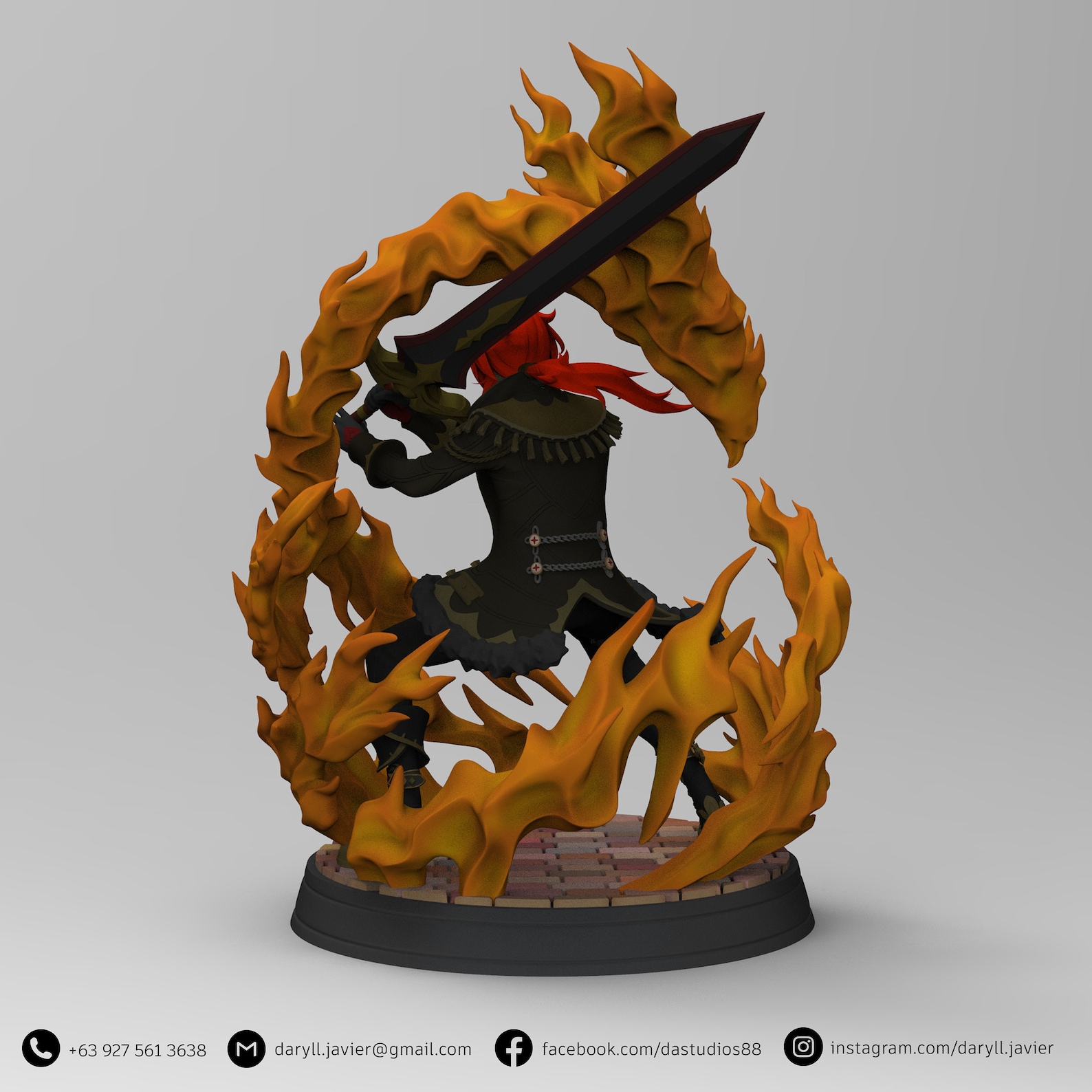 Genshin Impact - Diluc 3D Printing STL - Etsy