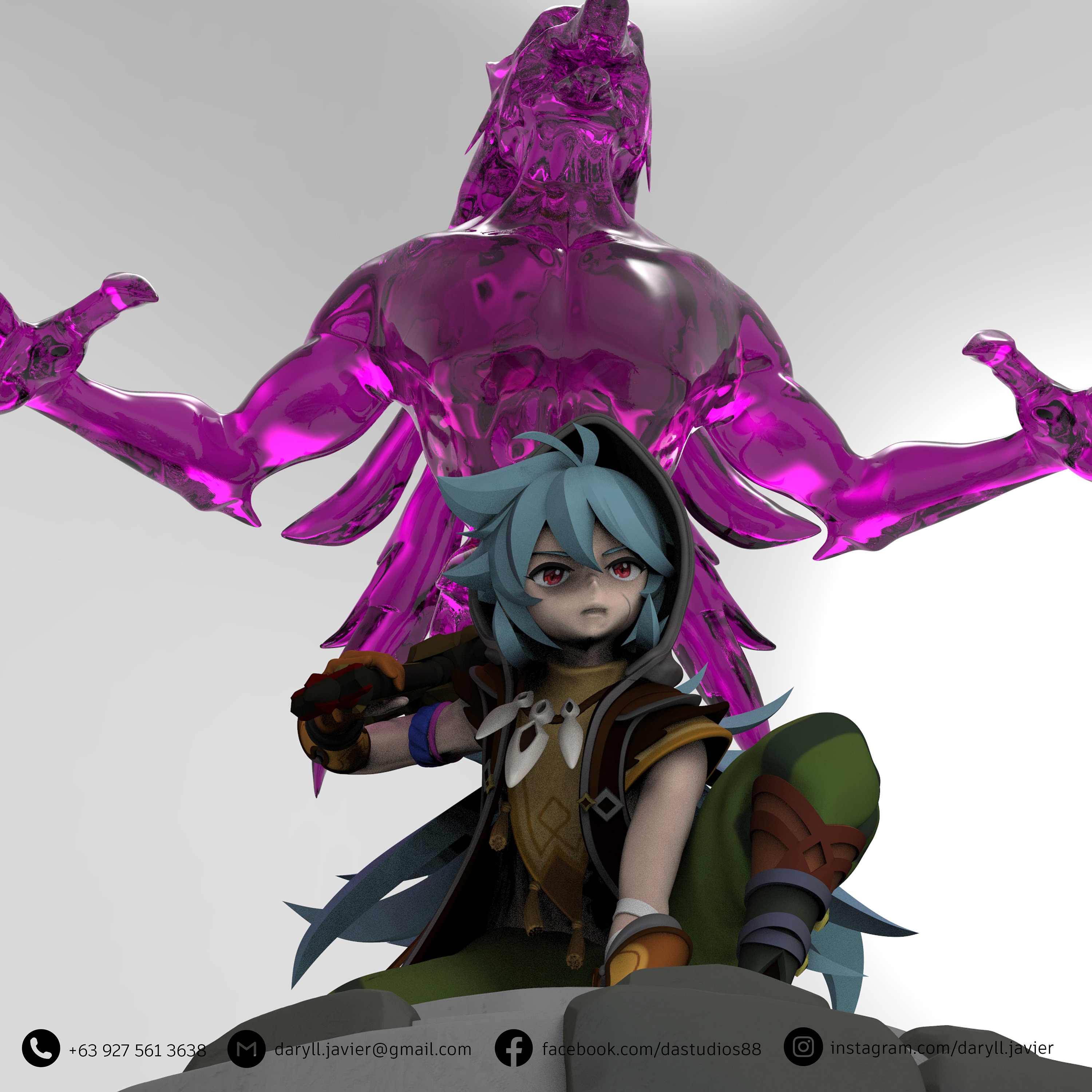 Genshin Impact - Razor 3D Printing STL - Etsy