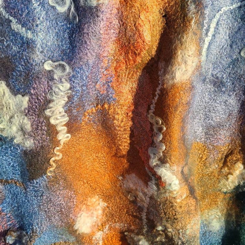 Cobweb Felted Scarf - Etsy