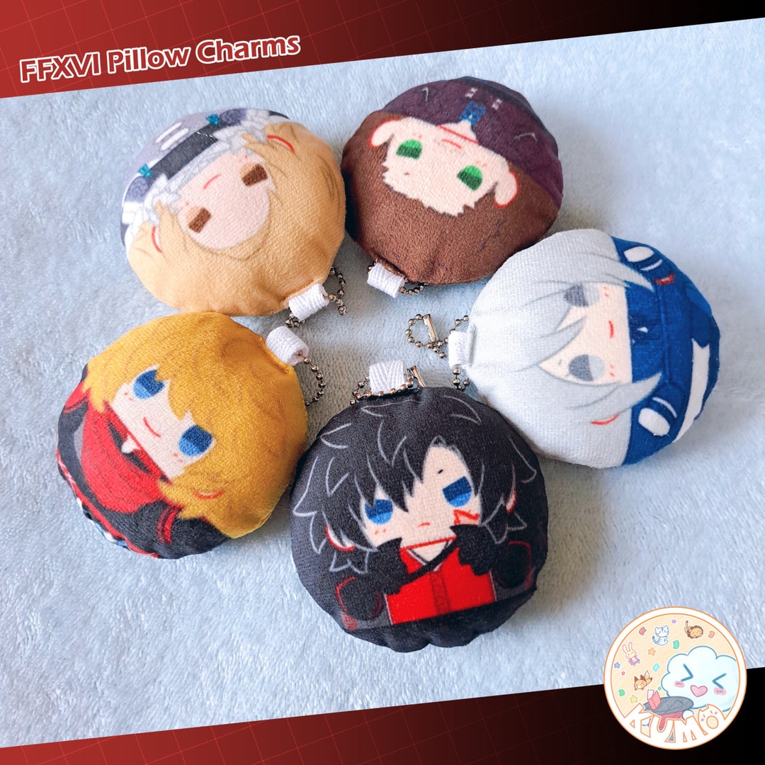 FFXVI Pillow Charm final Fantasy 16 Fabric Keychains Pillow Keychain ...
