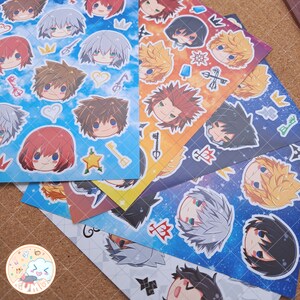 Stickersheet Kingdom Hearts Khver 358/2daysver Bbsver Khiiiver Drver - Etsy