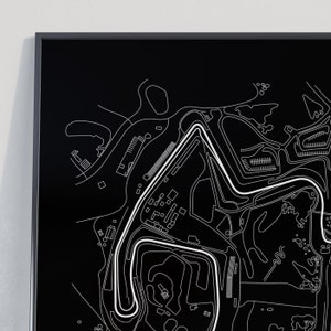Laguna Seca Raceway Map Poster - Etsy