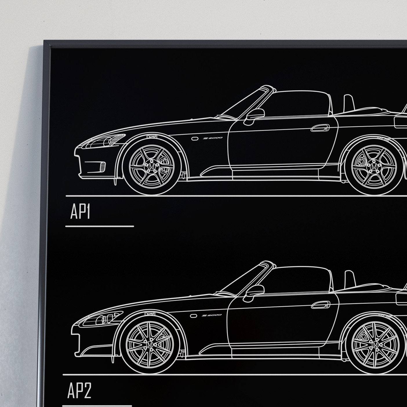 Honda S2000 Evolution Blueprint Poster - Etsy