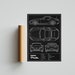 Mazda Miata ND RF Blueprint Poster - Etsy Canada