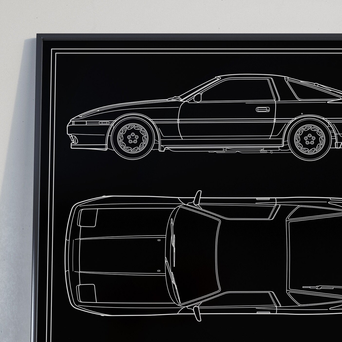 Toyota Supra MK3 Blueprint Poster - Etsy Ireland