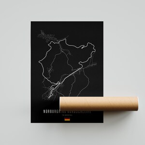 Nurburgring Nordschleife Race Track Poster - Etsy