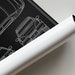 Subaru Impreza WRX STI Bugeye Blueprint Poster - Etsy