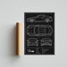 Toyota GR86 Blueprint Poster 2022 - Etsy