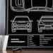 Subaru Impreza WRX STI Bugeye Blueprint Poster - Etsy