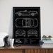Nissan Skyline R33 Blueprint Poster - Etsy