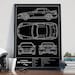 Honda S2000 AP2 CR Blueprint Poster - Etsy